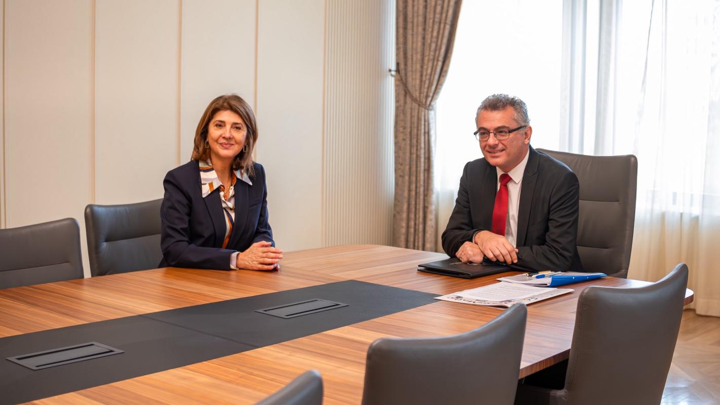 Personal Envoy María Ángela Holguín Meets with Tufan Erhürman Ahead of ...